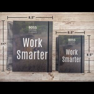 Office | Blue Spiral Personal Notebook Planner | Poshmark